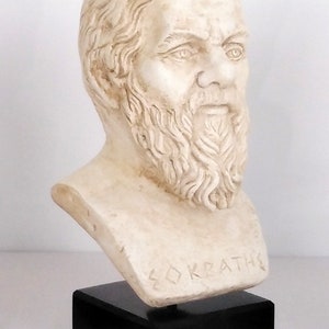 Bust of Socrates Ancient Greek Philosopher Teacher of Plato Collectible ...