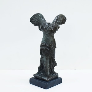 Nike of Samothrace-small Statue-marble Base-winged Goddess of Victory ...