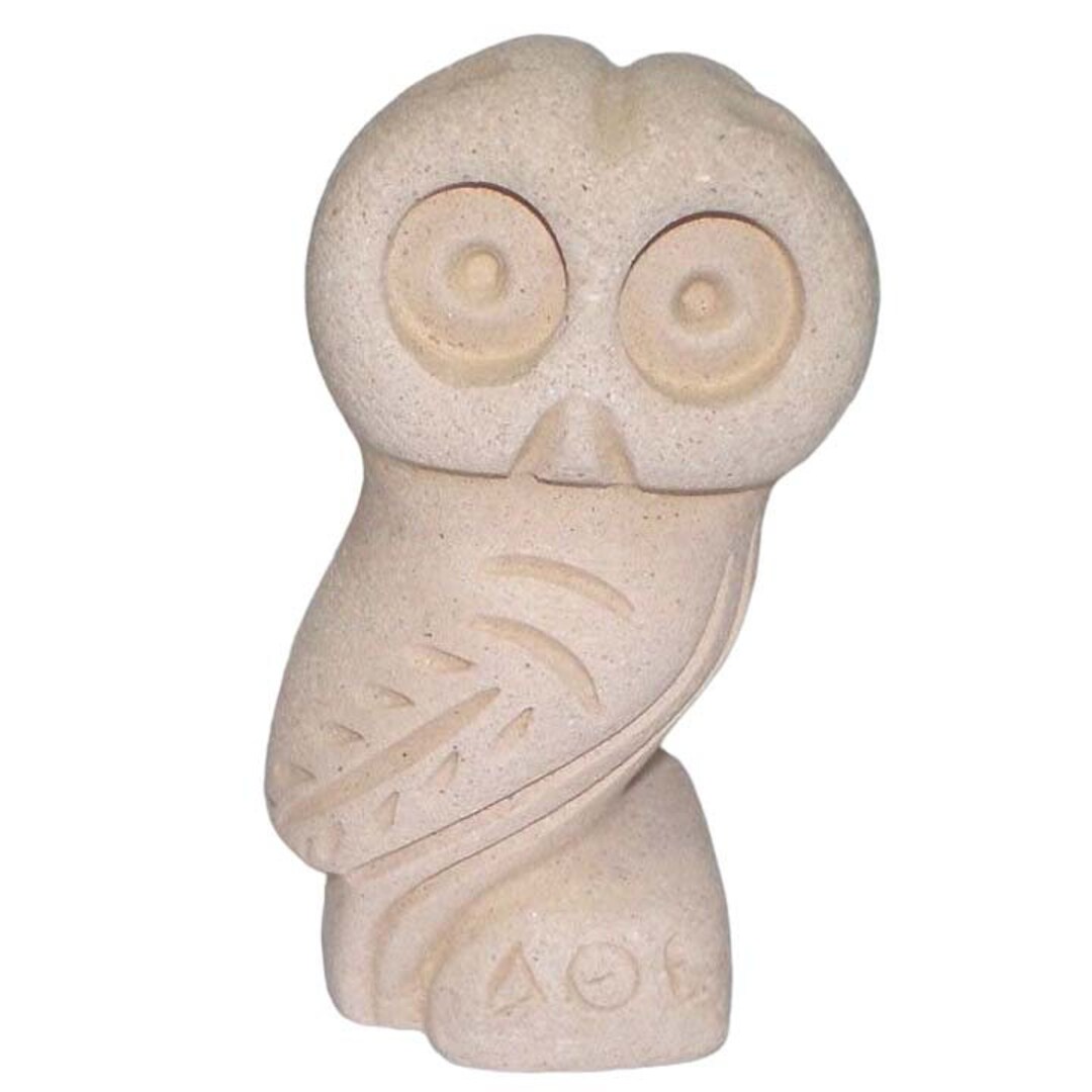 Owl of Athena Mini Figure Symbol of Knowledge Wisdom Intelligence Small ...