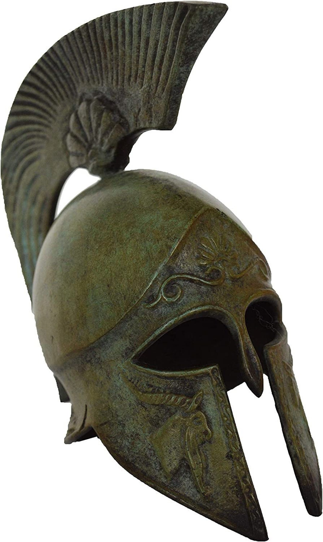 Bronze Mini Spartan Crested Helmet Decorated With Ibex Carvings-ancient ...