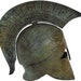 Bronze Mini Spartan Crested Helmet Decorated With Meander-ancient Greek ...
