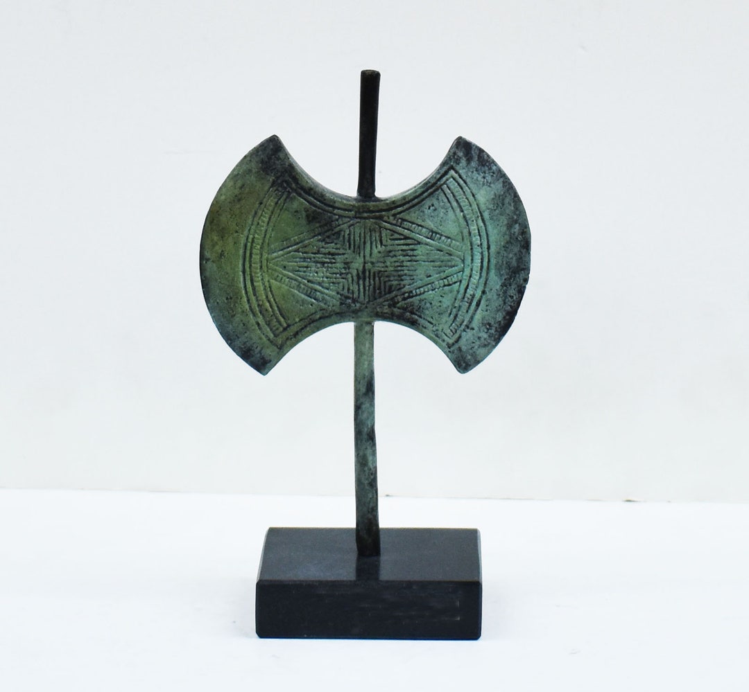 Mini Bronze Double Headed Axe-labrys-pelekys-minoan Crete-ancient ...