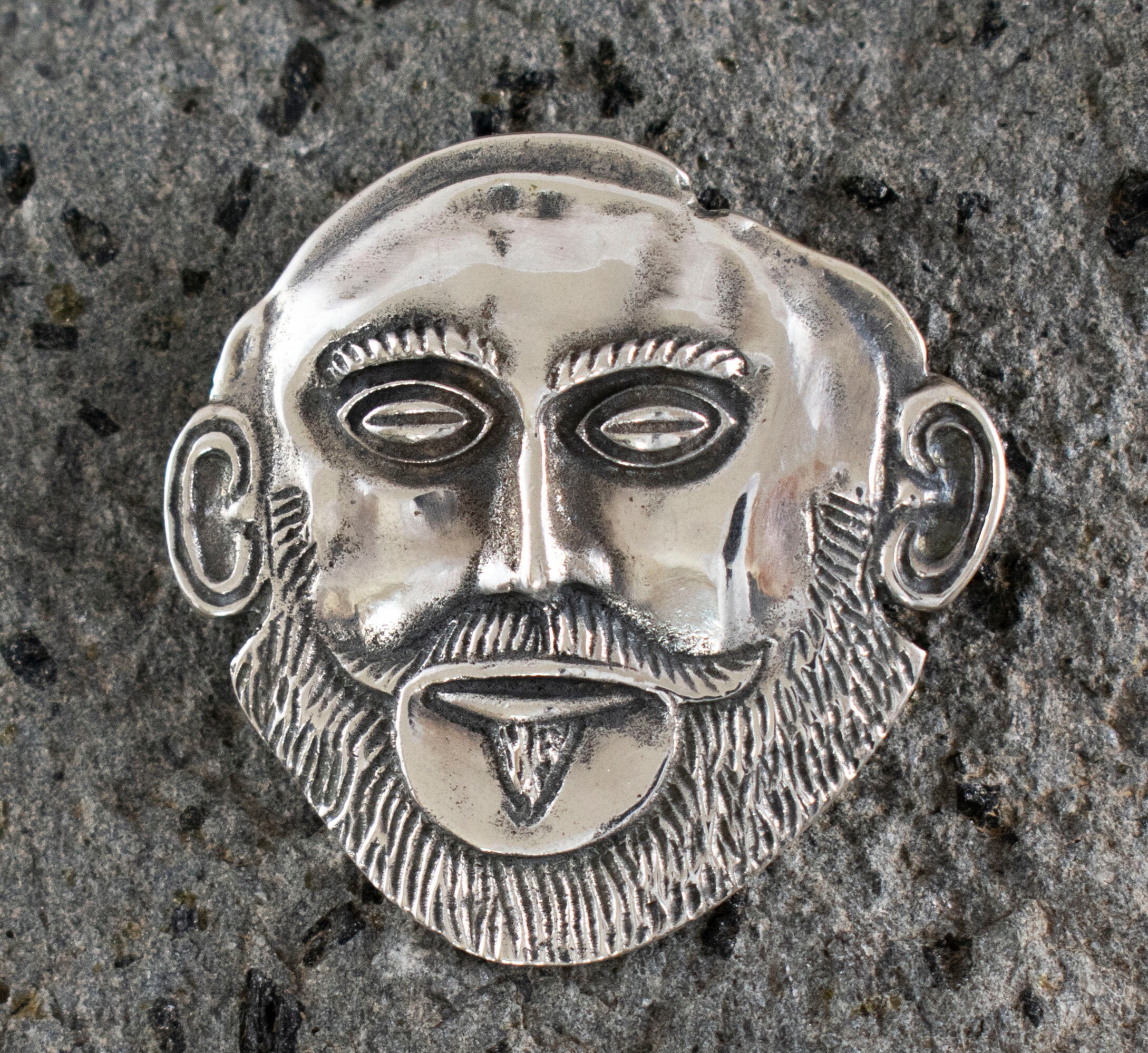 Mycenaean Mask of Agamemnonhandcrafted Silver Versatile - Etsy