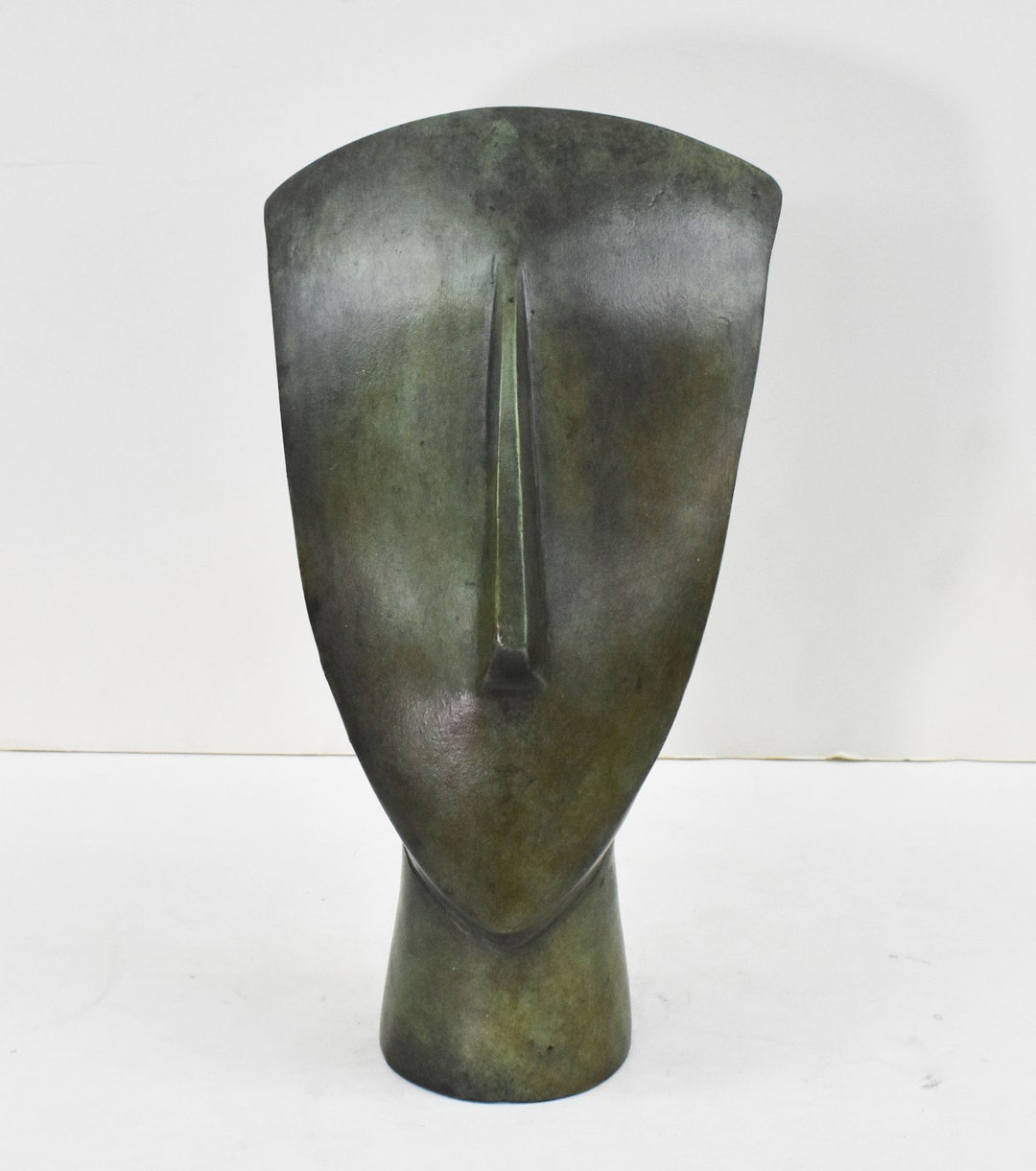 Bronze Cycladic Head Idol-minimal- Ancient Greek Art - Cycladic Art ...