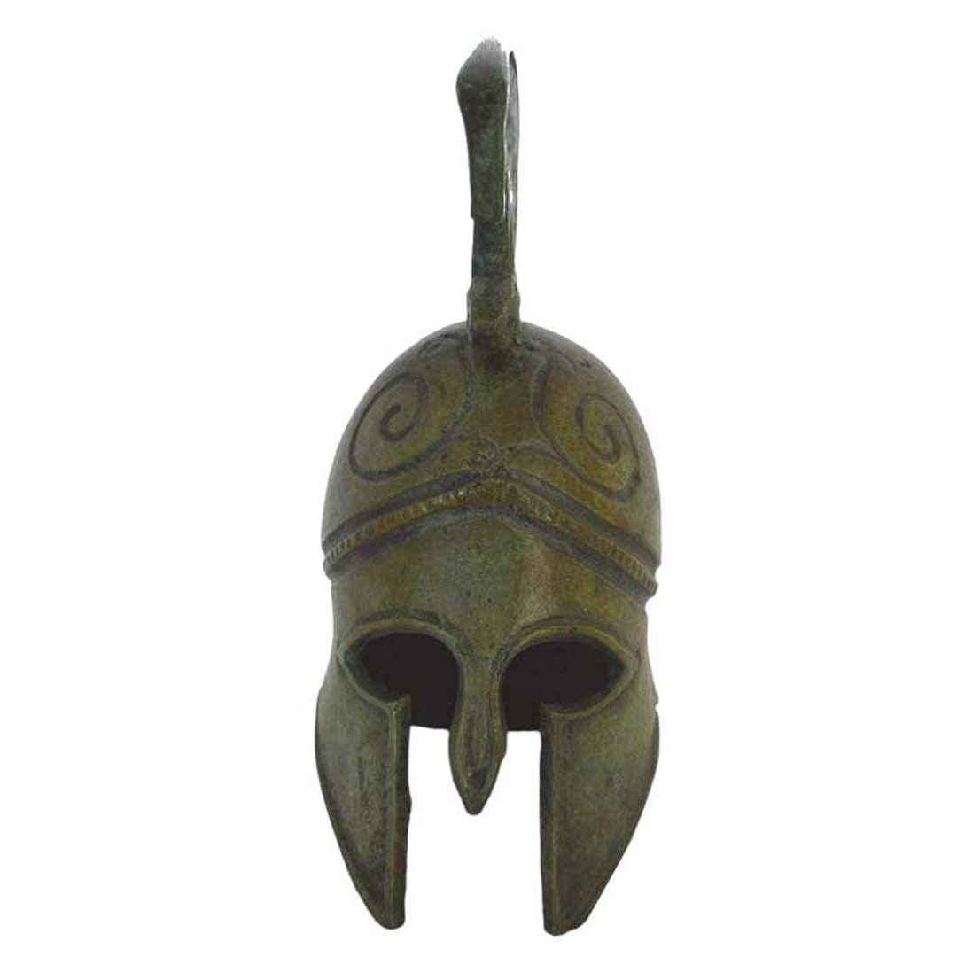 Corinthian Bronze Mini Helmet With Snake Motif - Protective Symbolism ...