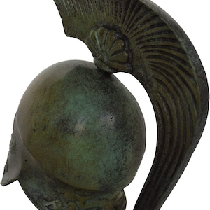 Bronze Mini Spartan Crested Helmet Decorated With Ibex Carvings-ancient ...