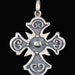 Double Sided Byzantine Baptism Cross Handcrafted in 925 Sterling Silver ...