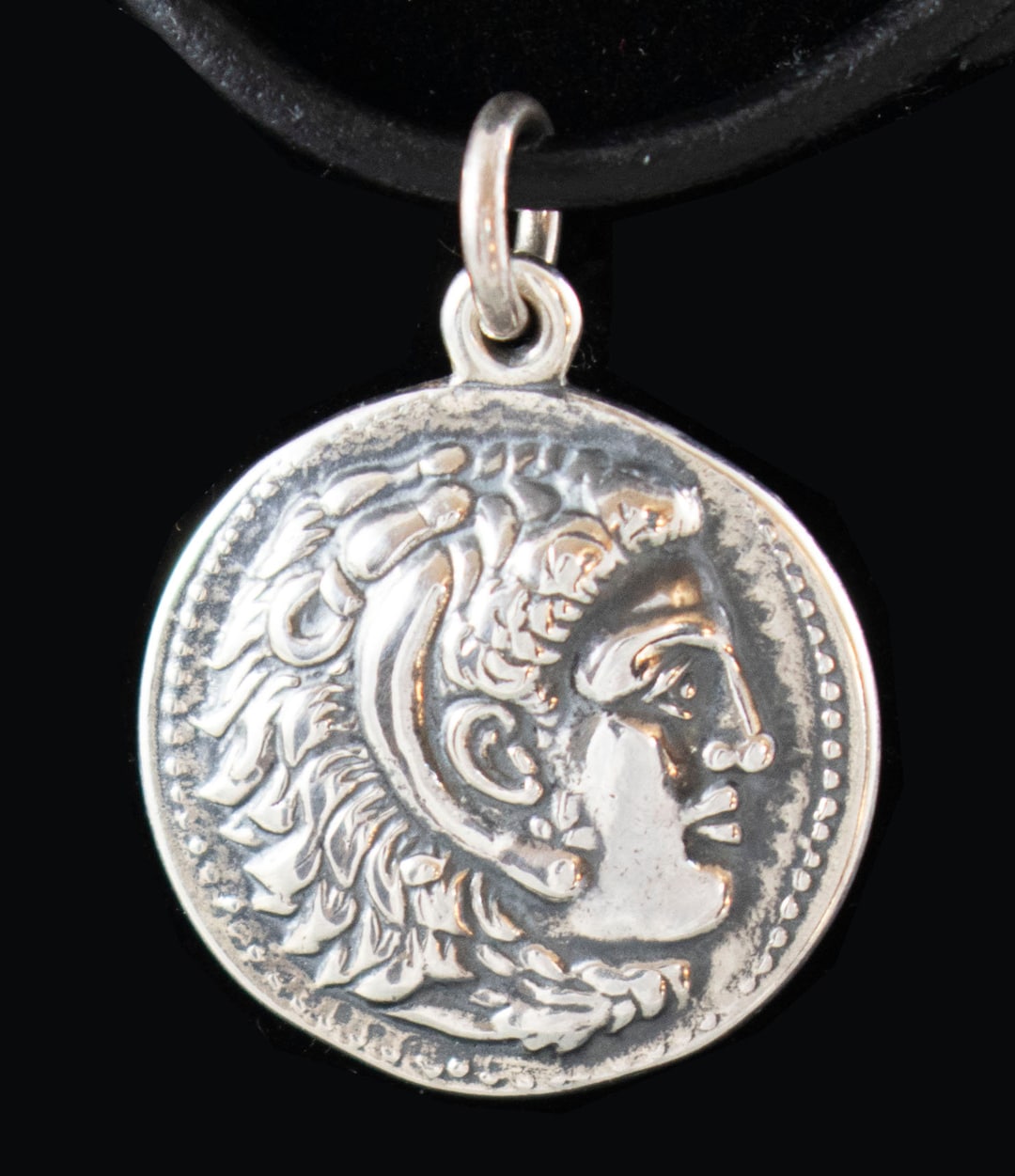 Large Silver Coin Pendant Depicting Alexander the Great as Hercules ...