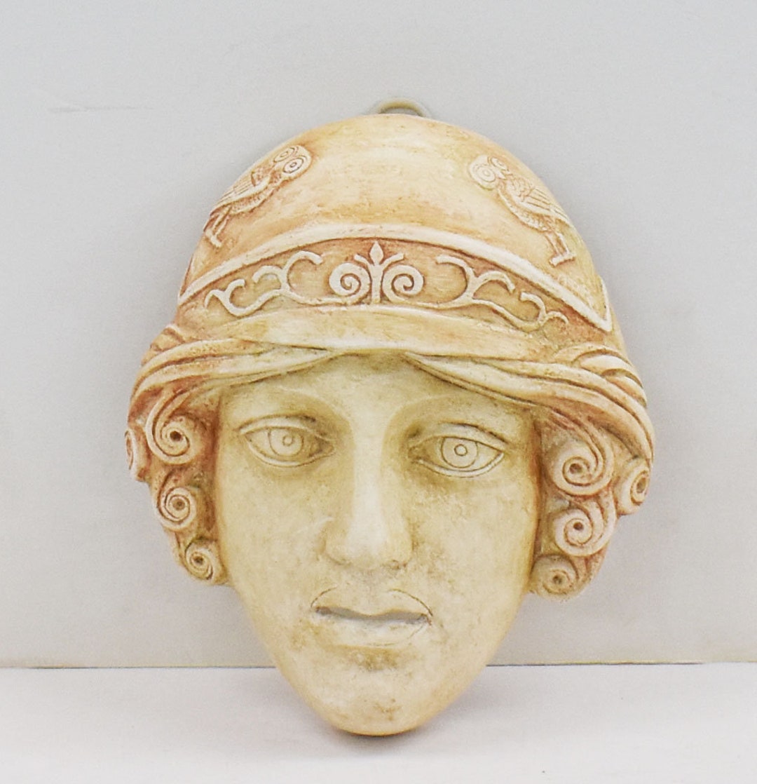 Mini Decorative Mask of Goddess Athena Mask for Wall Decoration-goddess ...