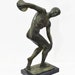 Discobolus of Myron-discus Thrower-bronze Statue-marble Base-olympic ...
