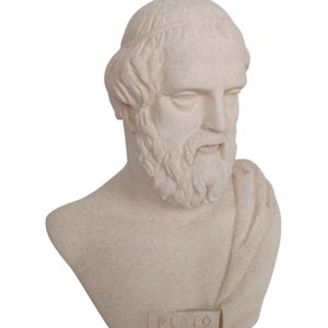 Bust of Plato Ancient Greek Philosopher Founder of the Academy Student ...