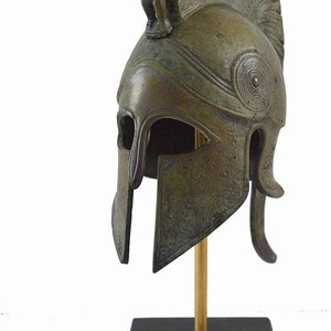 Bronze Corinthian Crested Helmet-decorated With Sphinx-collectible ...