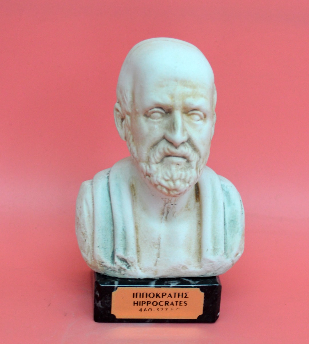 Small Bust of Hippocrates- Ancient Greek Physician - Father of Modern ...
