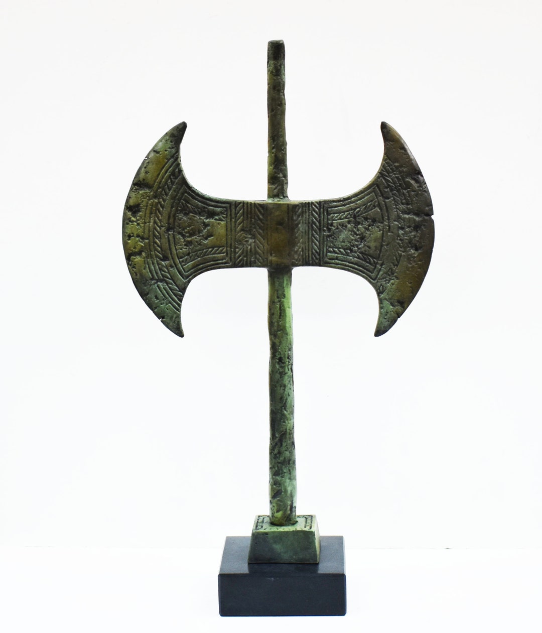 Bronze Double Headed Axe-labrys-pelekys-minoan Period-crete-ancient ...