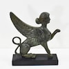 Boreas Mini Bronze Statue Winged God of Winter and the North Wind ...