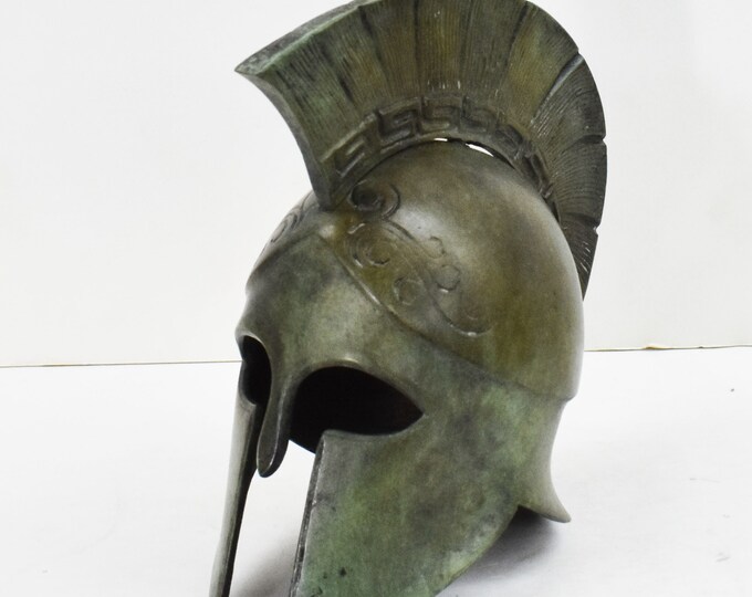 Bronze Corinthian Crested Helmet-mini-decorated With the Greek Key ...