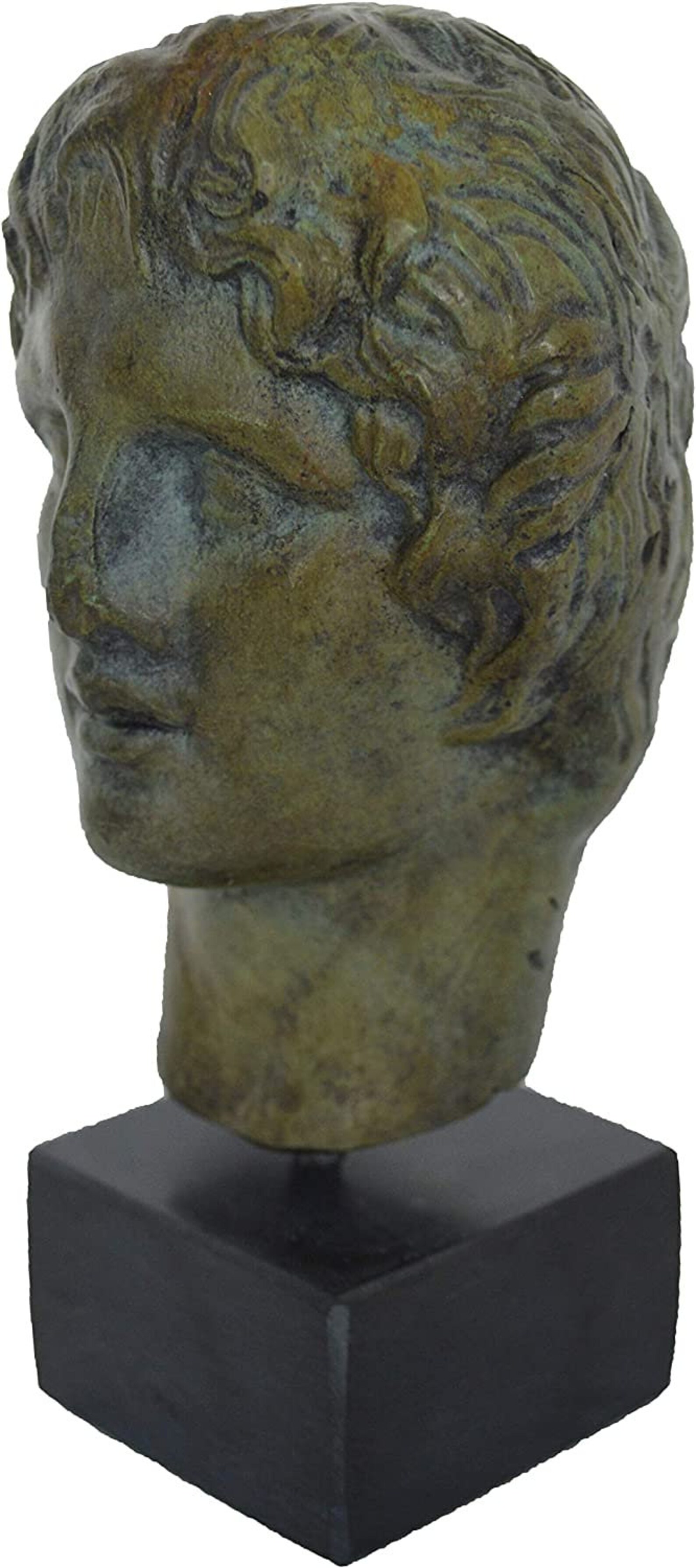 Alexander the Great Bronze Bust - Marble Base - King of the Ancient ...