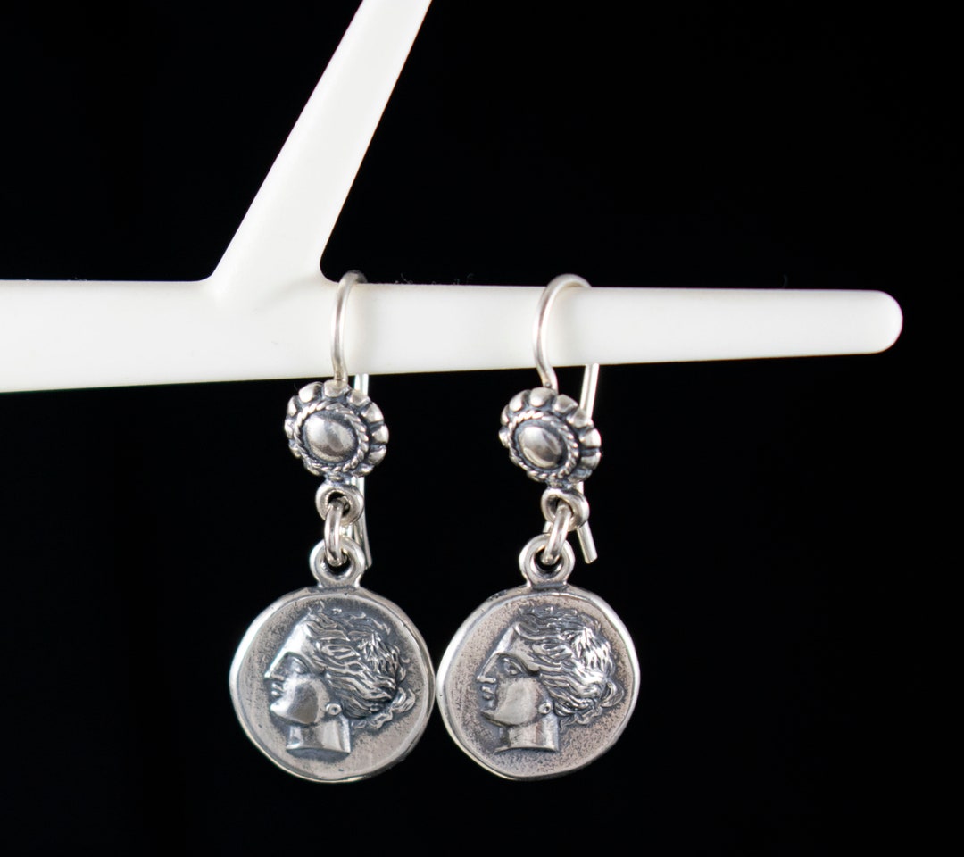 Aphrodite Venus & Mythical Winged Horse Pegasus, Handcrafted Silver ...