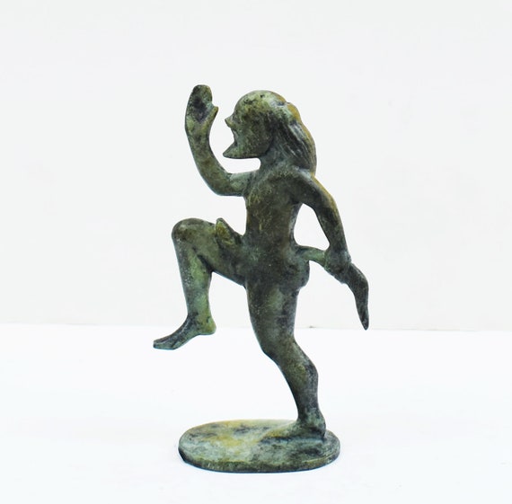 Satyr-small Bronze Statue-mythological Creature-follower of - Etsy