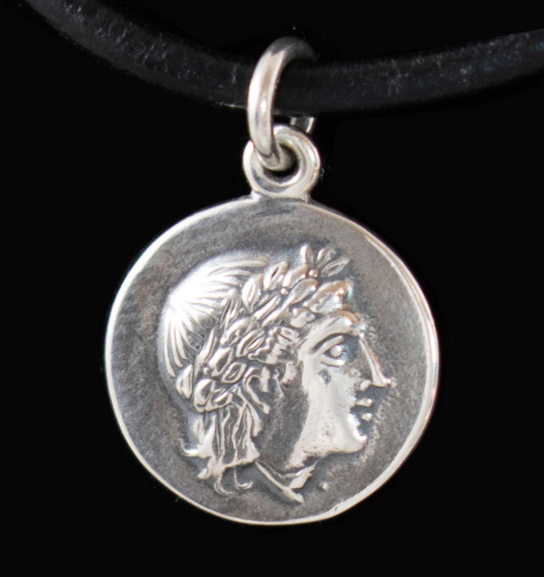 Silver Coin Pendant Depicting Apollo God of - Etsy