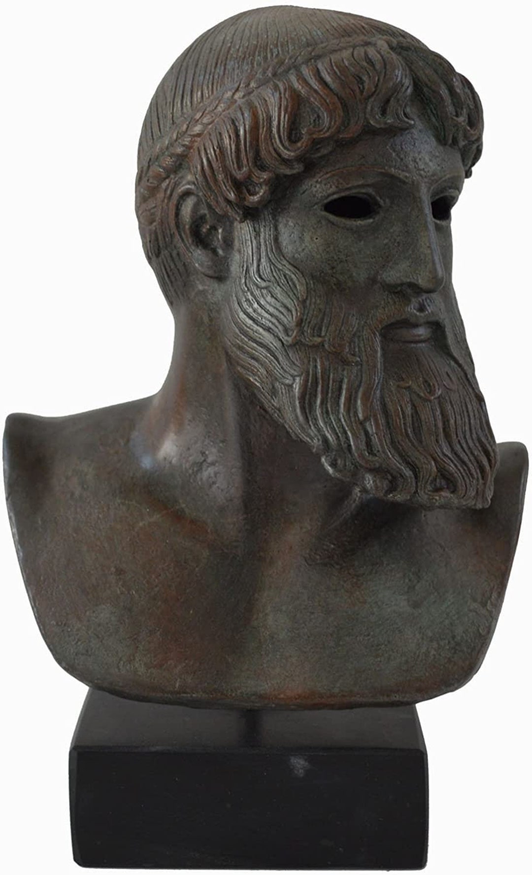 Zeus Bust-king of the Gods of Mount Olympus-bronze Color Effect-marble ...