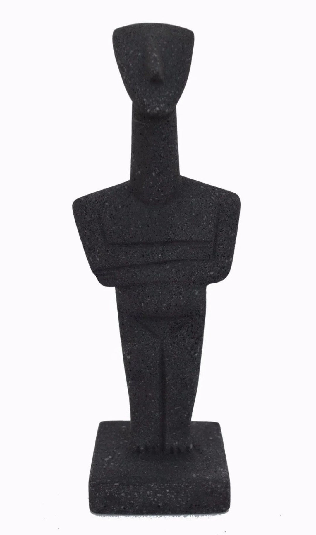 Cycladic Idol Figurine - Prehistoric Greek Art - Folded Arm Figure ...