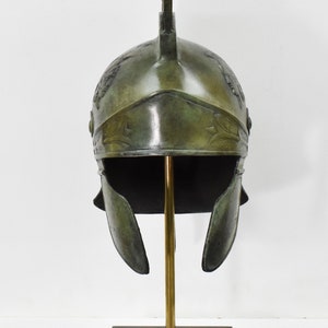 Athenian Crested Helmet Decorated With Goddess Athena Collectible ...