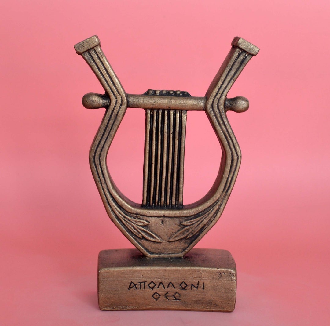 Miniature of Lyre-harp-hermes-apollo God of Music-ancient Greek ...