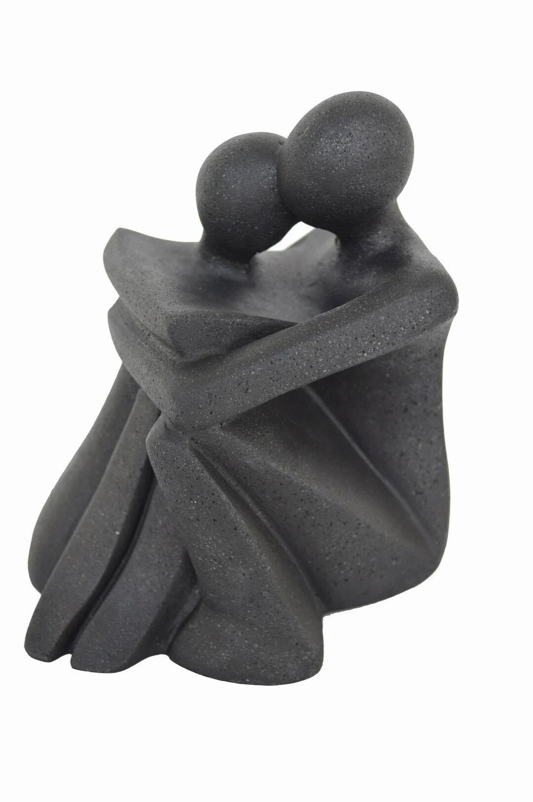 Affectionate Couple in Tender Romantic Embrace Large Modern Cycladic ...