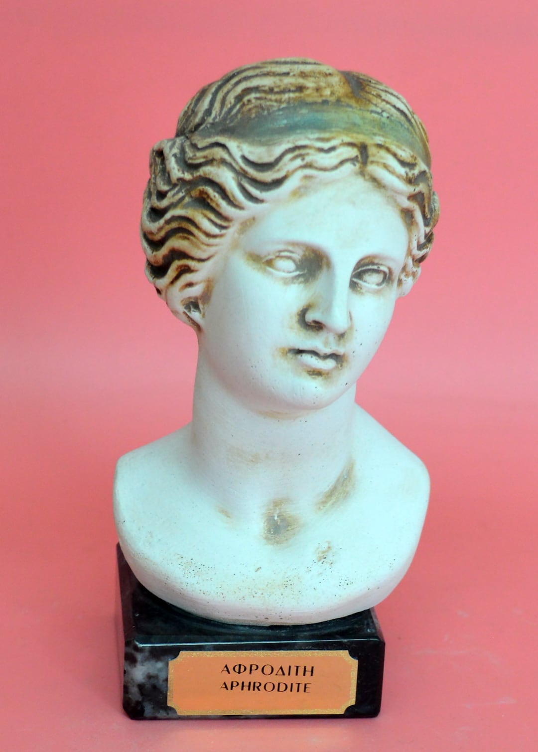 Bust of Aphrodite-venus Goddess of Beauty Love Passion-marble Base ...