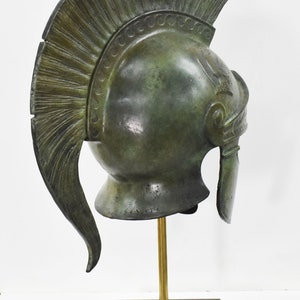 Athenian Crested Helmet Decorated With Goddess Athena Collectible ...