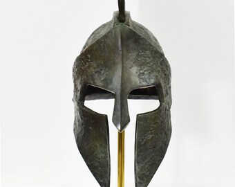 Ancient Greek Spartan Helmet king Leonidas - Etsy