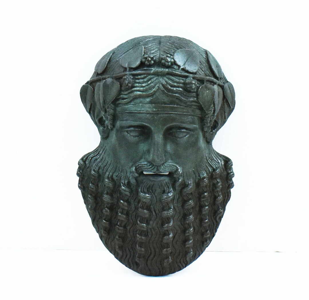 Decorative Mask of Dionysos-dionysus God of Wine, Festivity, Fertility ...