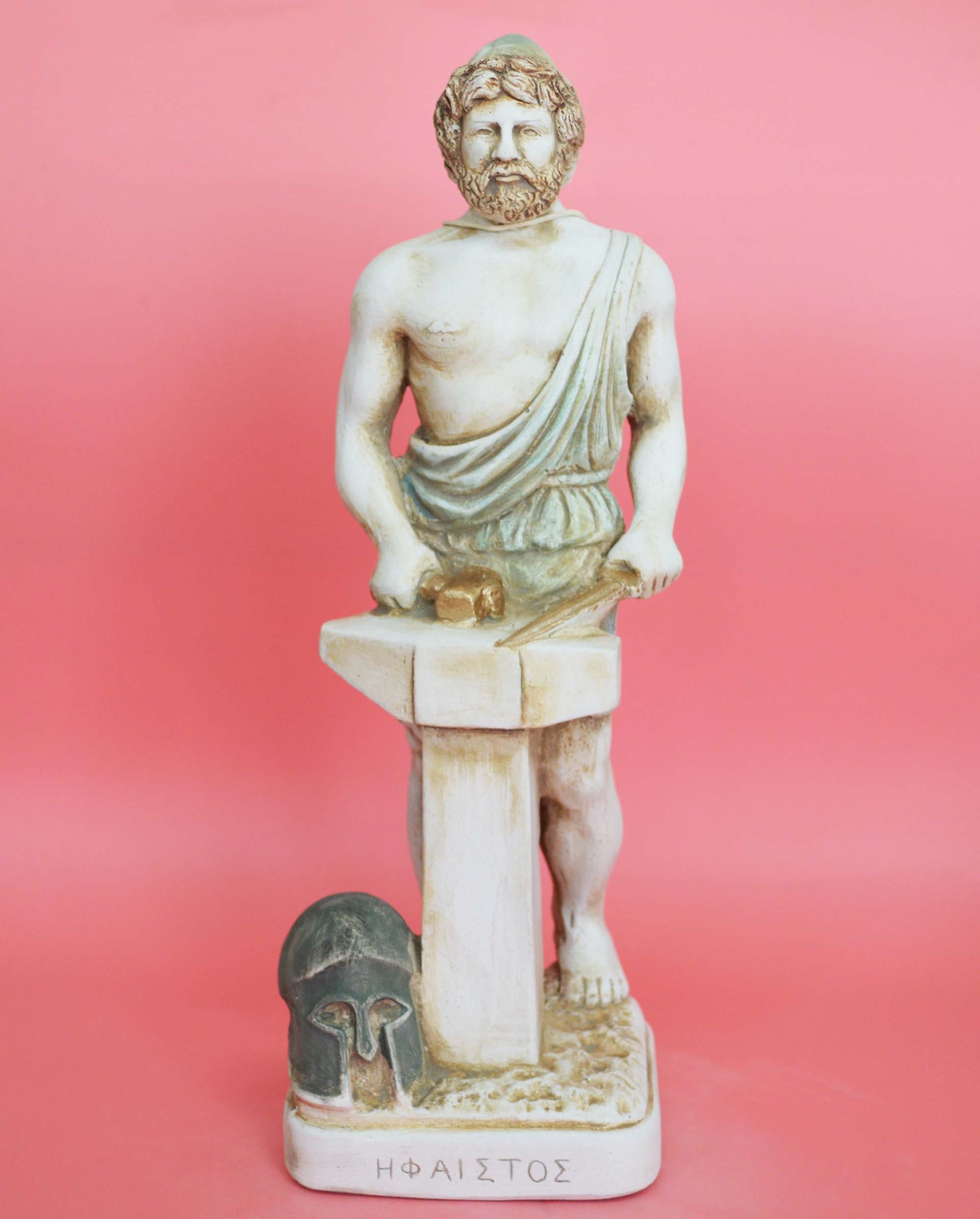 Hephaestus Greek God Statue Hephaestus Greek Mythology