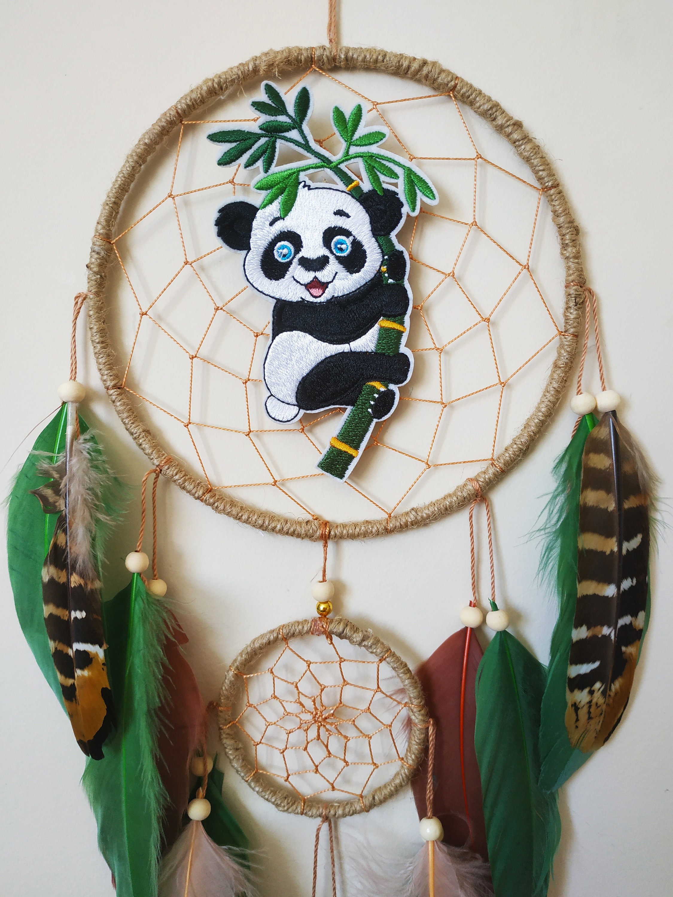 Cute Panda Gifts Dreamcatcher Dream Catcher For Kids Panda Etsy Cute Panda Gifts Dreamcatcher Dream Catcher For Kids Panda Etsy