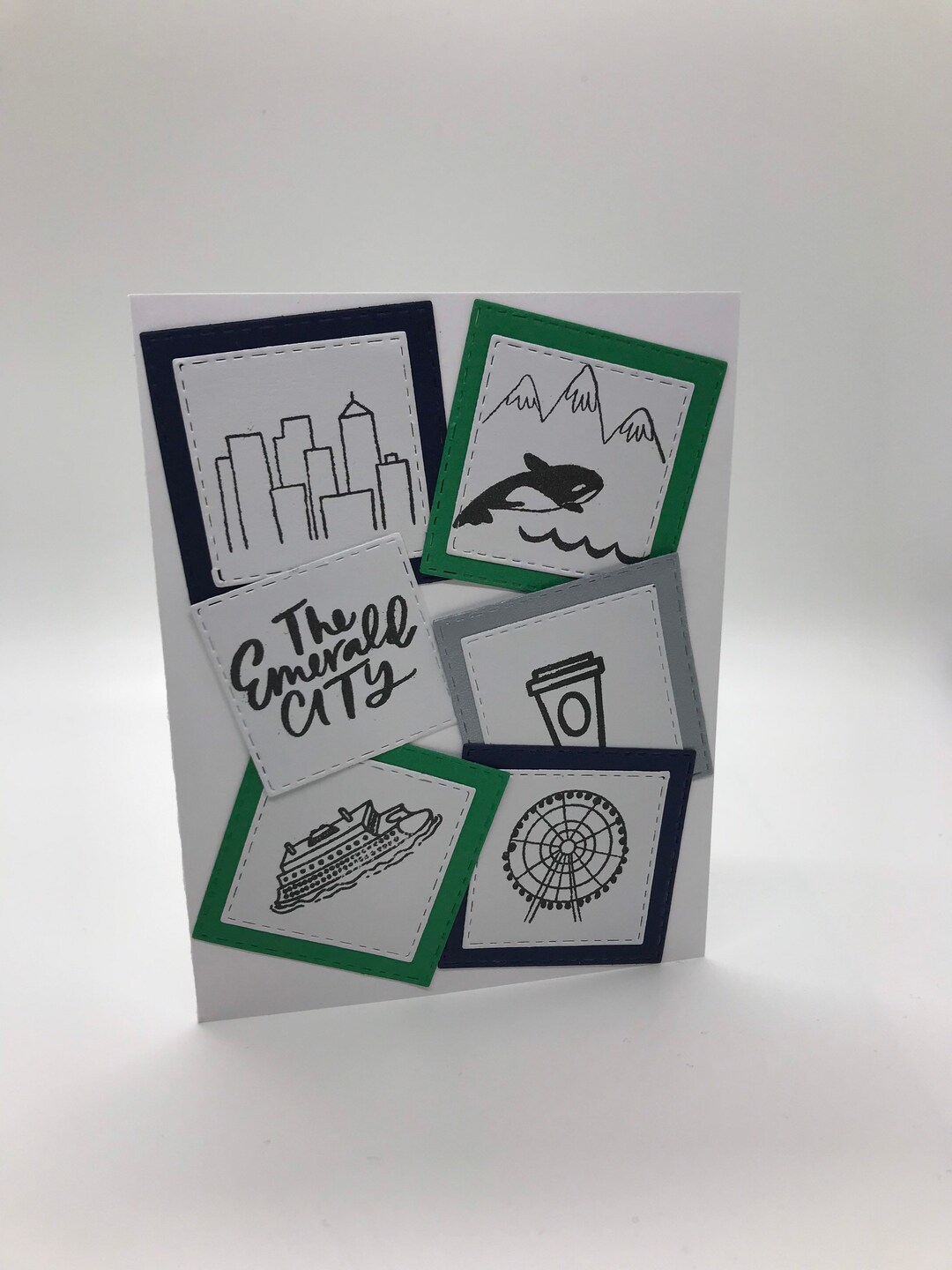 Handmade Greetings From Seattle Greeting Cards - Etsy