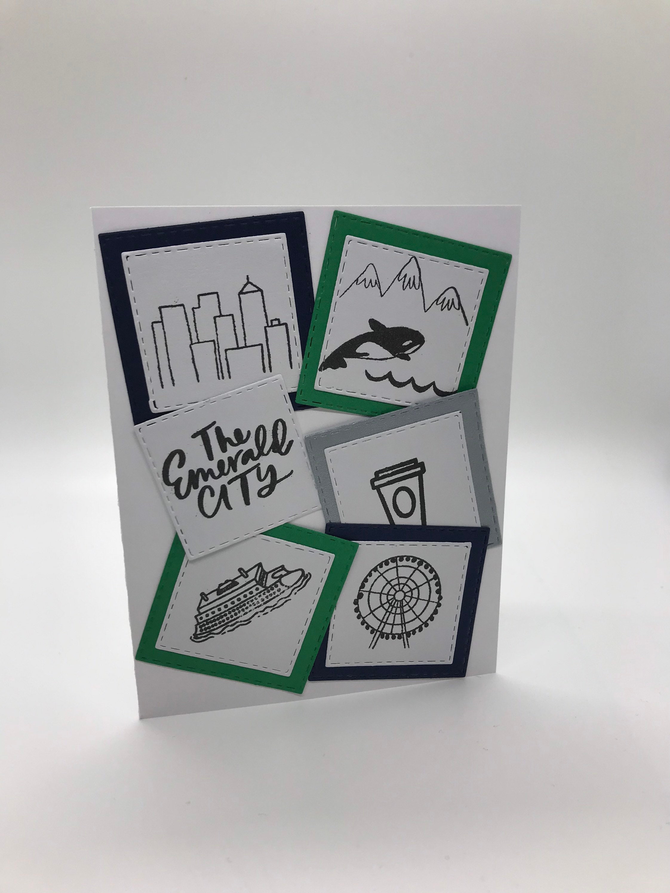 Handmade Greetings From Seattle Greeting Cards - Etsy