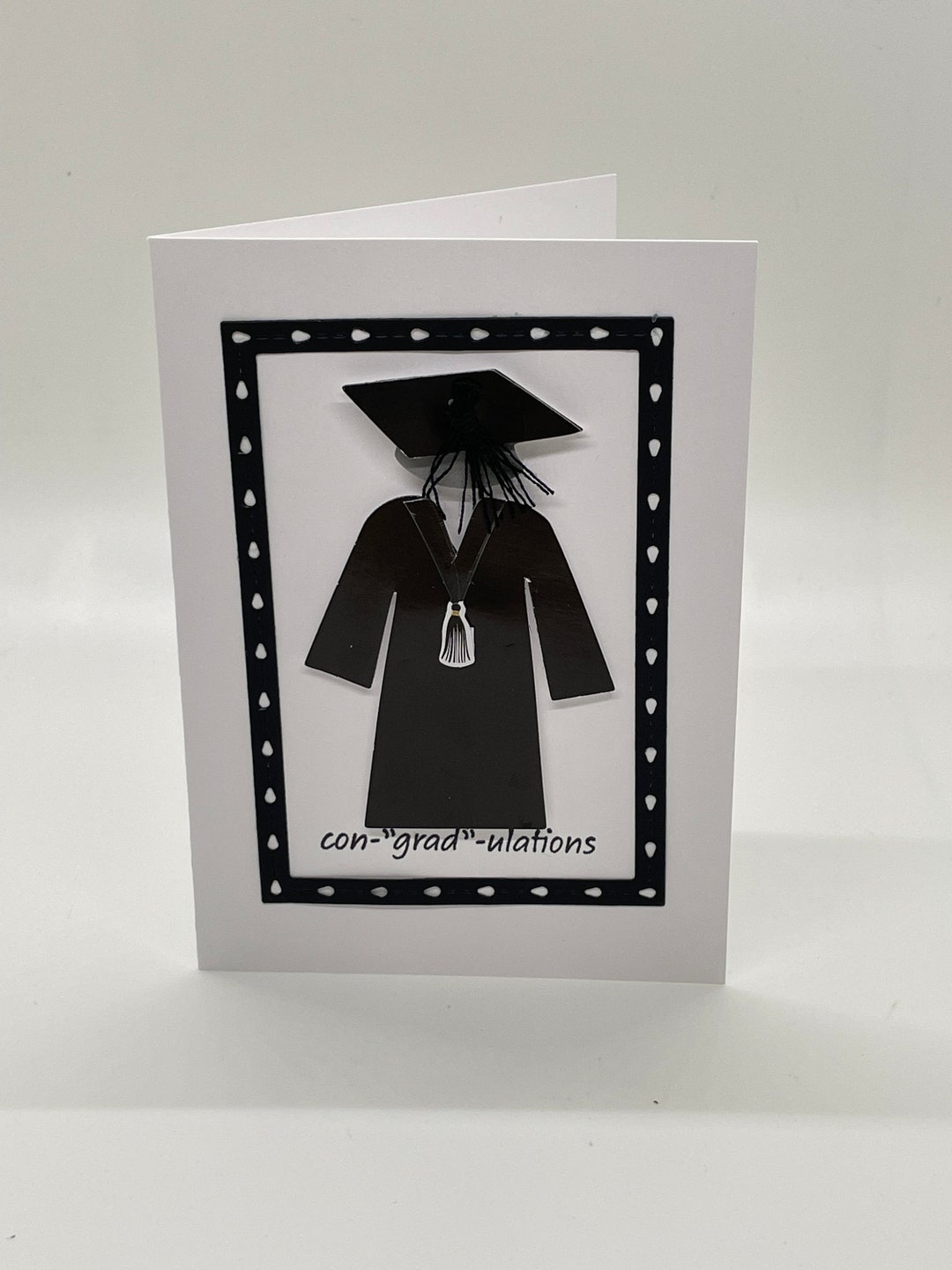 Handmade Con-"grad"-ulations Graduation Greeting Card - Etsy
