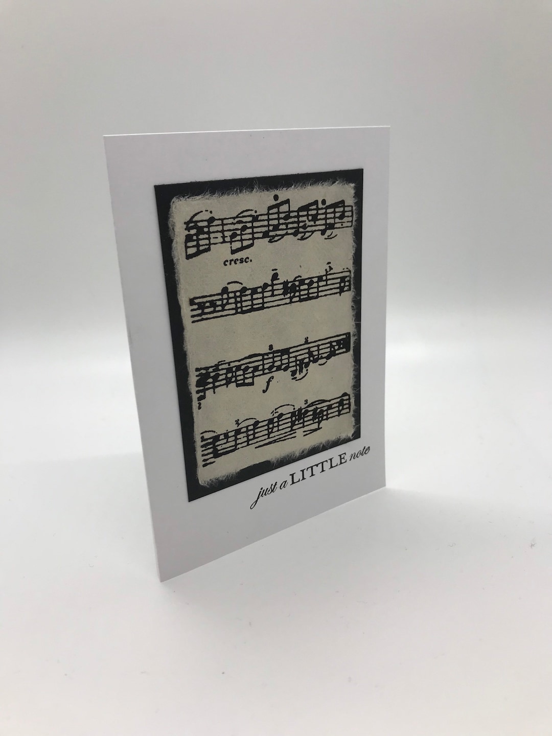 Handmade Just a Little Note Greeting Card - Etsy