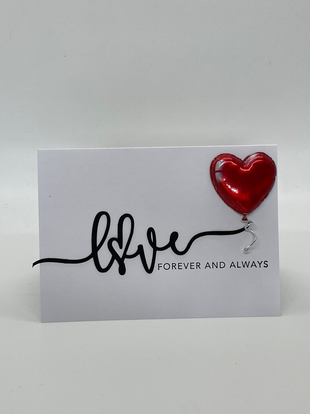Handmade Love Forever and Always Greeting Card - Etsy