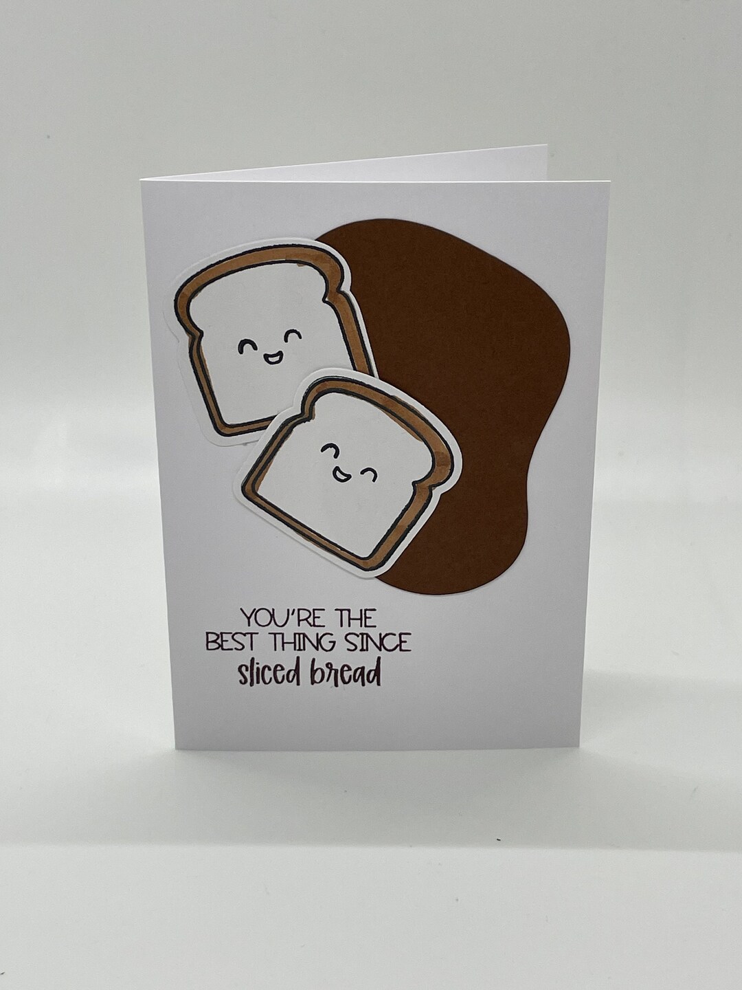 Handmade Sliced Bread Pun Greeting Card - Etsy