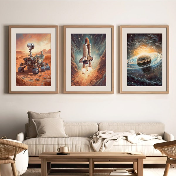Mars Exploration Posters - Etsy