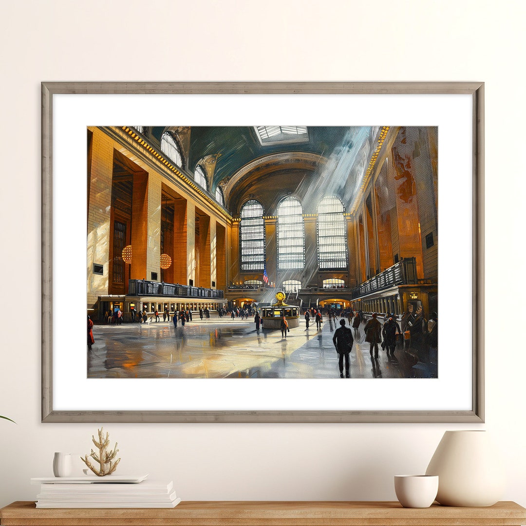 Grand Central Station Print New York Train Station Art Poster Acrylic ...