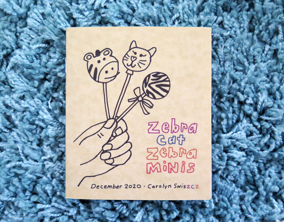 Zine: Zebra Cat Zebra Minis - Etsy