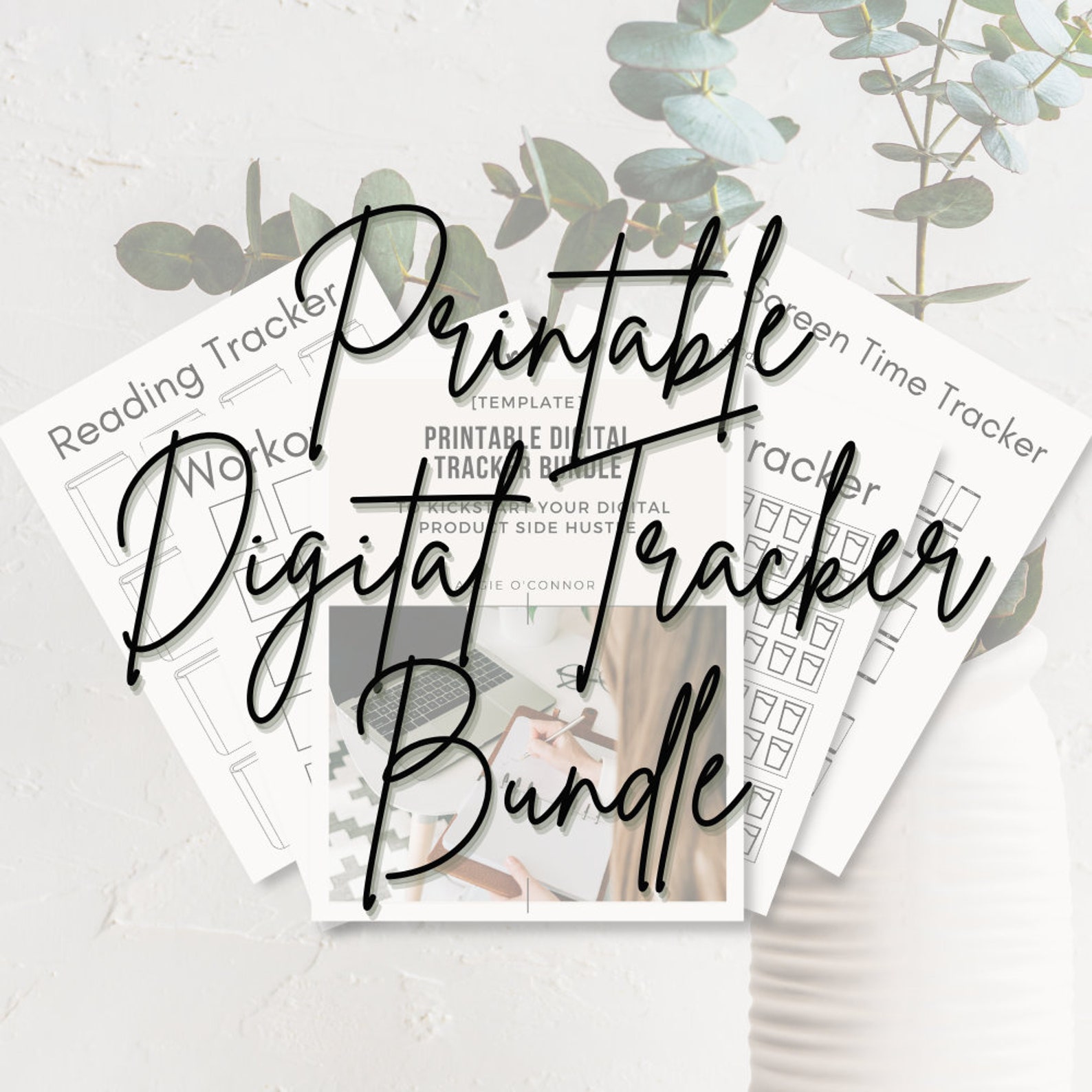Printable Tracker Bundle / COMMERCIAL USE / Water Tracker / Reading ...