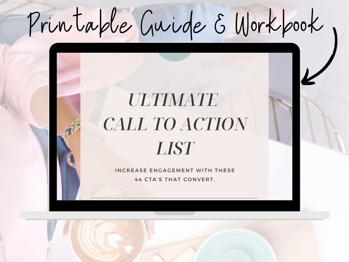 Ultimate Call to Action List / Guide to Create Content That Converts / Social Media Content ...