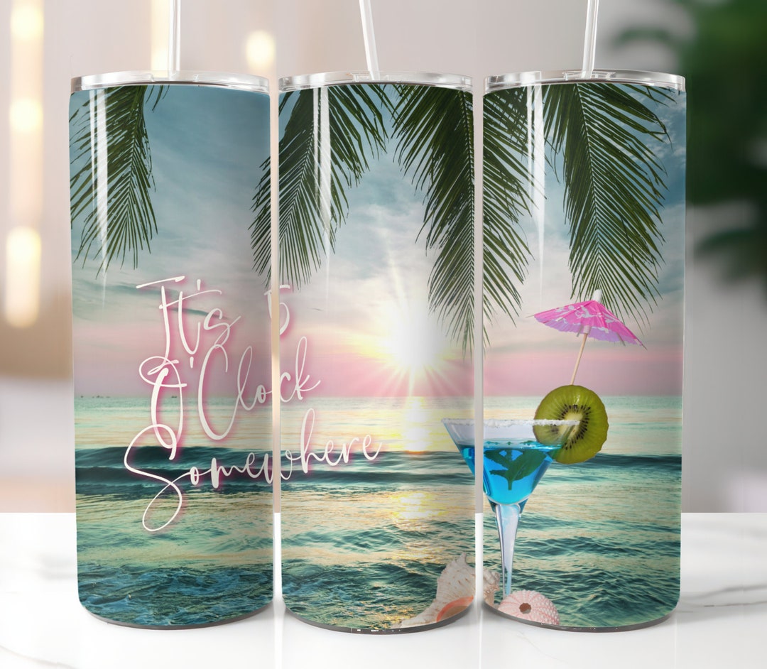 Vacation Gifts Vacation Cups Stainless Steel Tumbler Beach Cups Beach ...