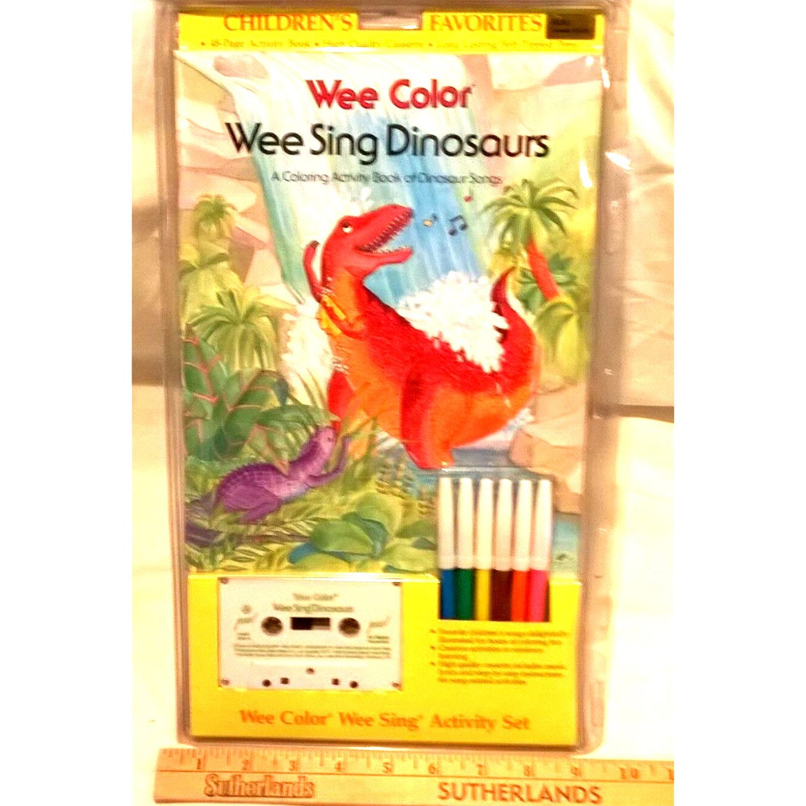 Wee Color, Wee Sing Coloring Activity Packages: Dinosaurs by Beall ...
