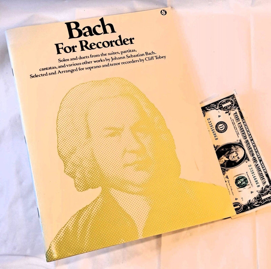 Bach for Recorder arranged for Soprano & Tenor Recorders by Cliff Tobey ...