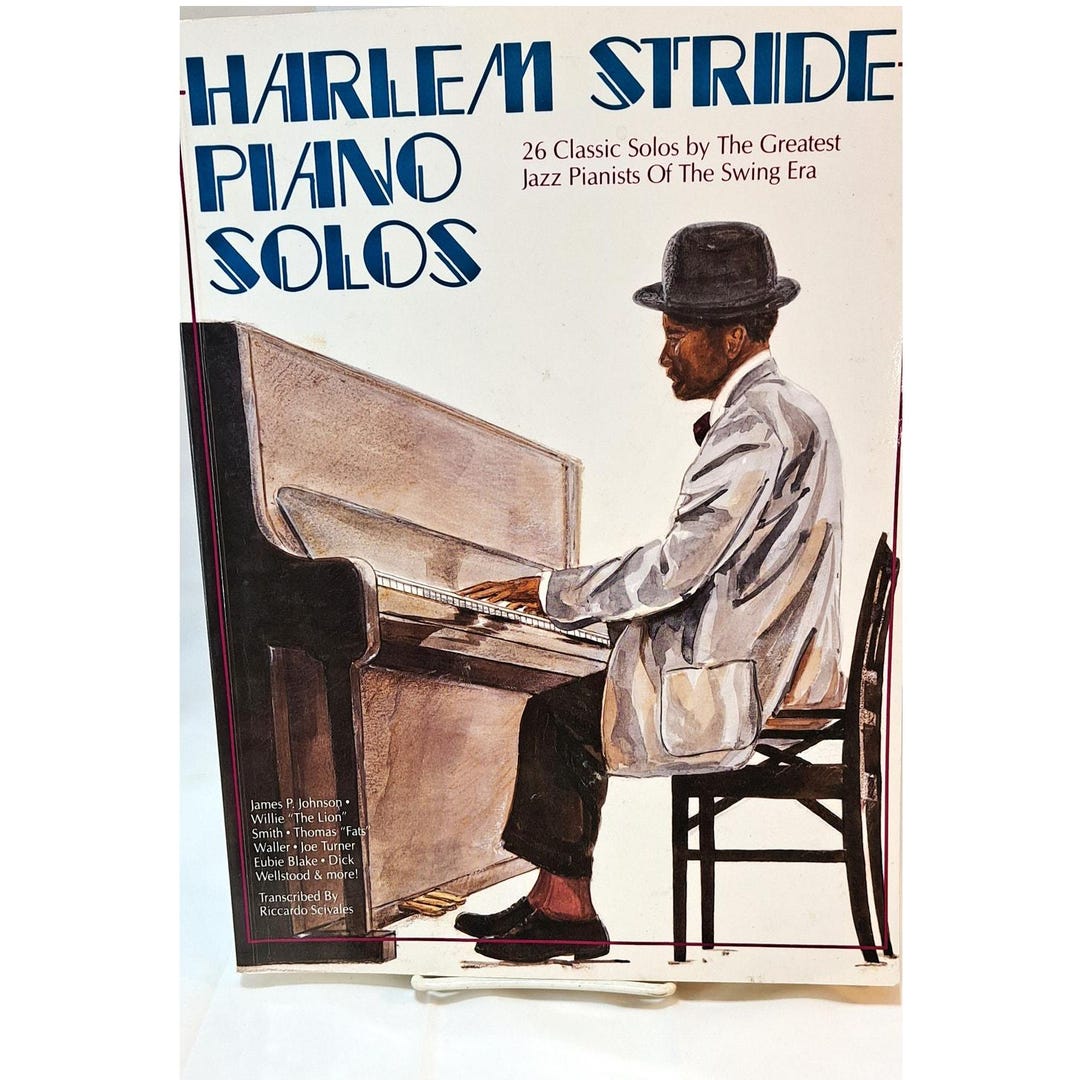 Harlem Stride Piano Solos, 1990 - Etsy